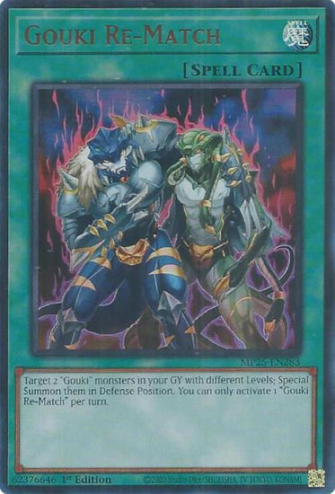 Gouki Re-Match - MP25-EN283 - Ultra Rare 1st Edition
