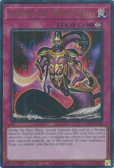 Apophis the Swamp Deity - MP25-EN292 - Ultra Rare 1st Edition