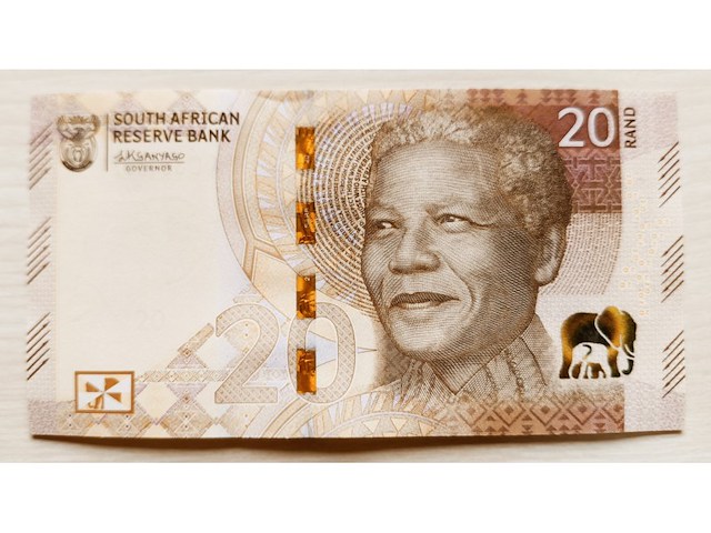 Juzna Afrika 20 rand. Unc, 2023 godina