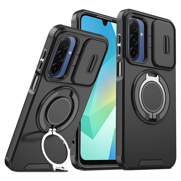 Futrola CamShield Ring stand za Samsung A175 Galaxy A17 crna