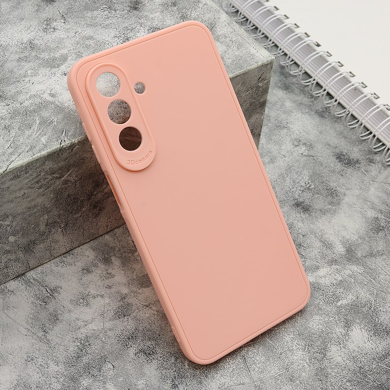 Futrola Soft 3D camera za Samsung A175 Galaxy A17/A176B Galaxy A17 5G roze (MS)