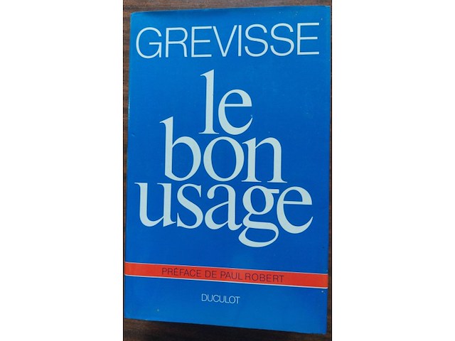 Le bon usage Grevisse