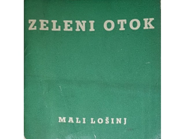 Brošura `ZELENI OTOK - MALI LOŠINJ` Jugoslavija