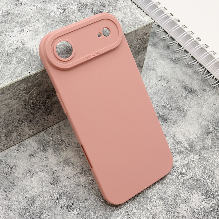Silikonska futrola Pro Camera za iPhone 17 Air roze (MS)