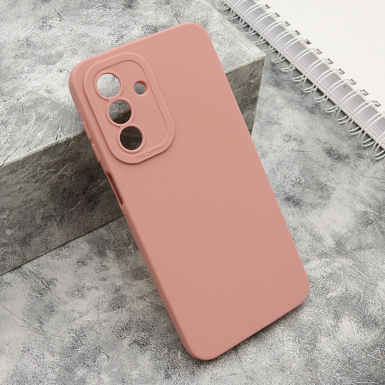 Silikonska futrola Pro Camera za Samsung A175 Galaxy A17/A176B Galaxy A17 5G roze (MS)