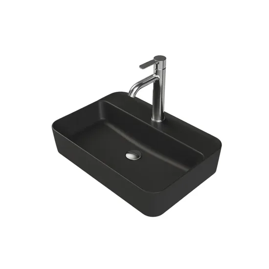 Turkuaz CeraStyle Hera Umivaonik 60X42 sa rupom Crni Mat