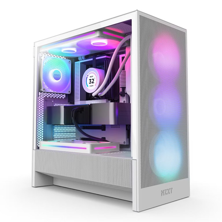 Nzxt H5 Flow RGB Gaming belo CC-H52FW-R1