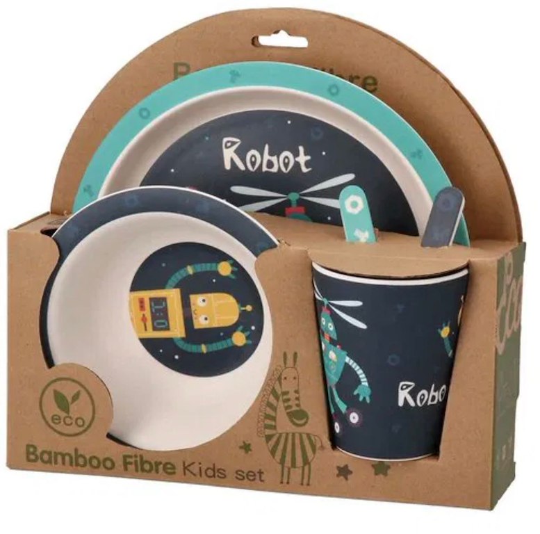 Bamboo set, set za ručavanje, robot, 3K ( 702025 )