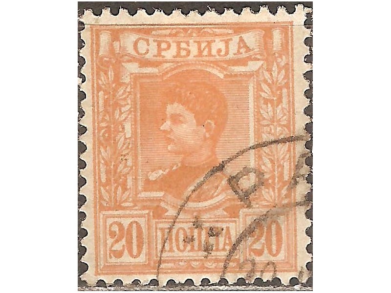 1890 - Kralj A.Obrenovic 20 para