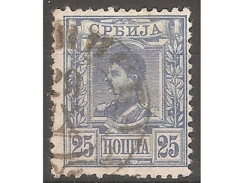 1890 - Kralj A.Obrenovic 25 para