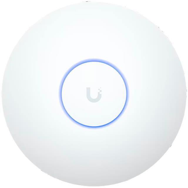 Ubiquiti UniFi U7-LR Long-Range Compact, ceiling-mount WiFi 7 AP with 5 spatial streams and extended signal range