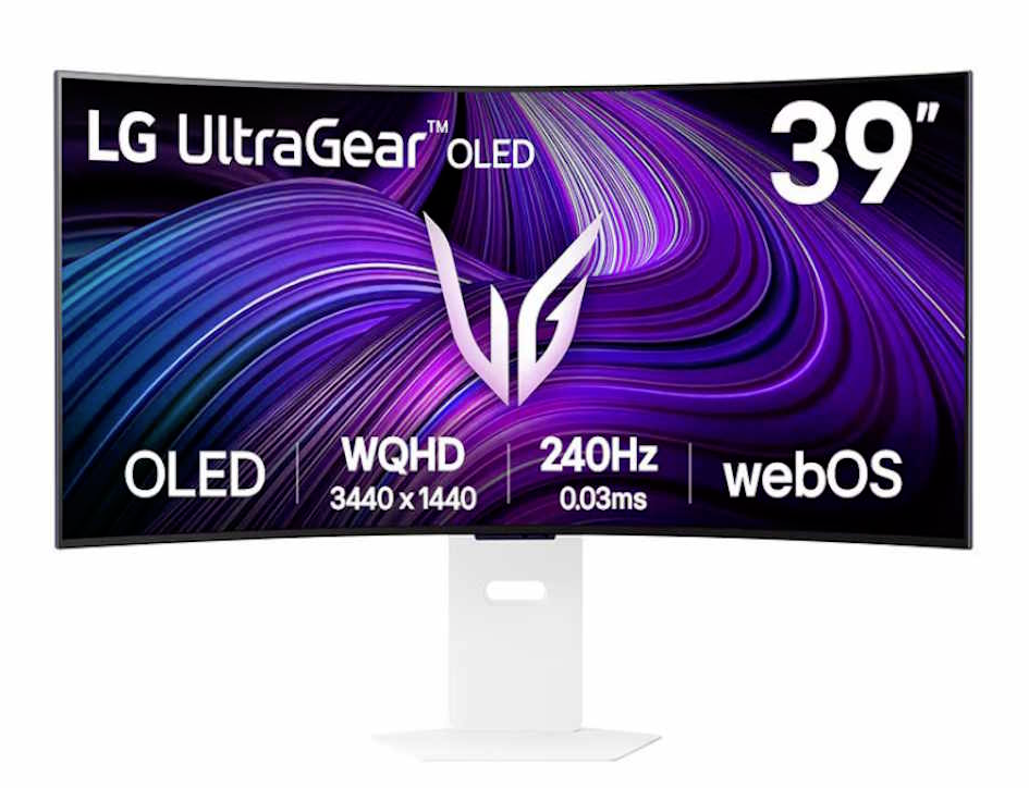 LG Monitor UltraGear 39", OLED, 3440x1440, 240Hz, 39GX90SA, bela boja