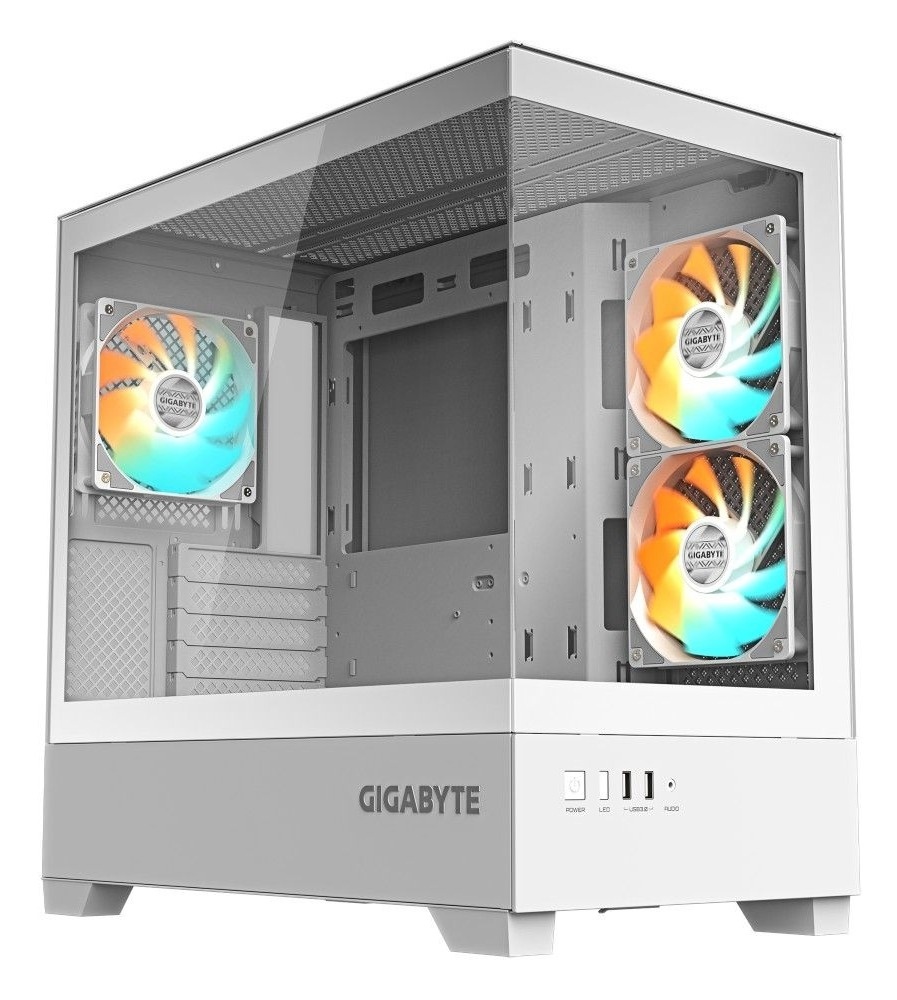 Gigabyte White M-ATX C201 PANORAMIC