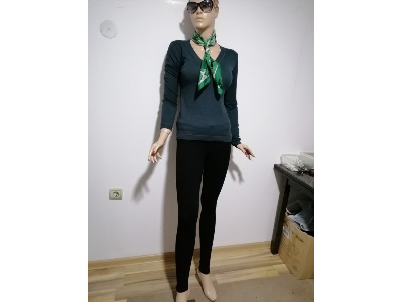 FOREVER crne pantalone-helanke vel.M