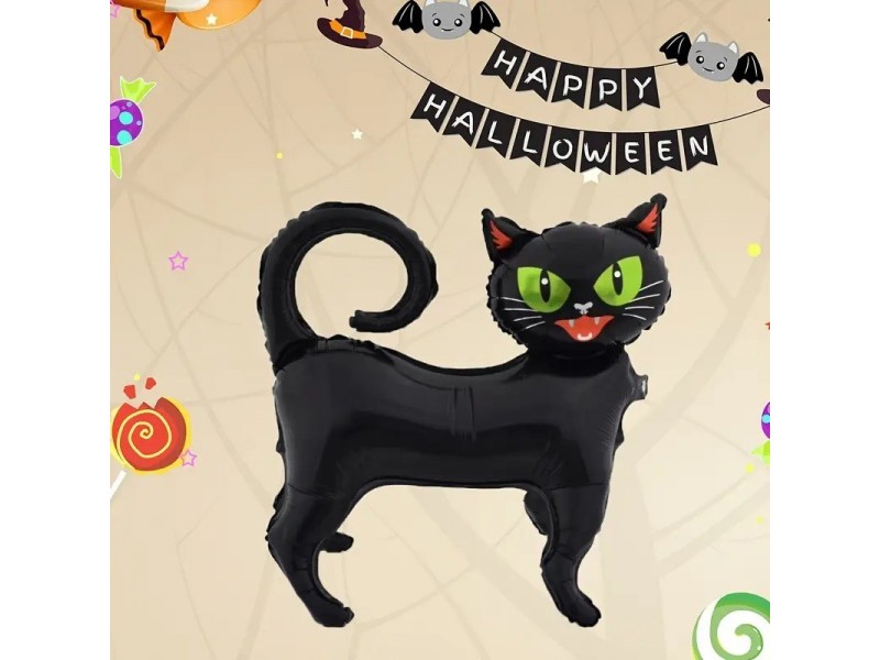 Ѽ Balon Halloween Macka 65 cm NOVO