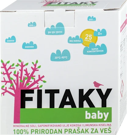 FITAKYbaby 100% prirodan prašak za veš, 900 g