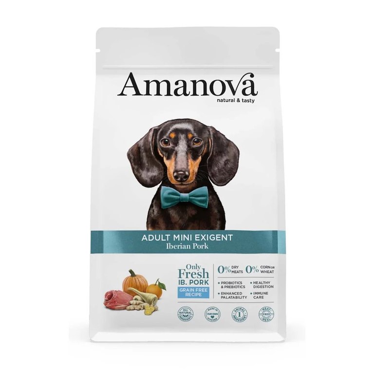Amanova Adult Mini Exigent Iberian Pork 7 kg