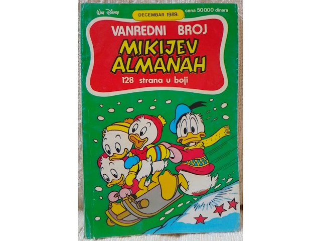 Mikijev Almanah Vanredni broj Decembar 1989.