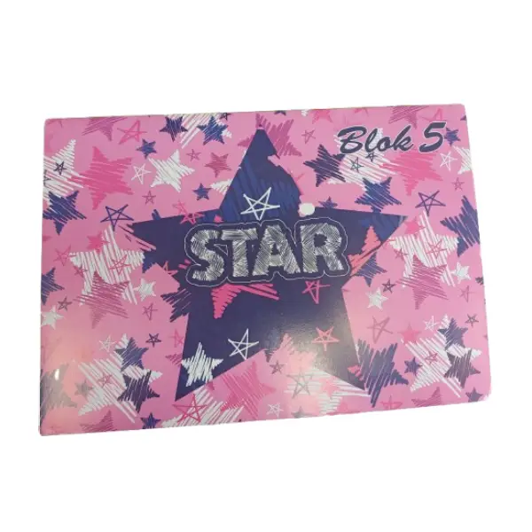 Blok za crtanje broj 5 Star Blok za crtanje broj 5 Star Uniline UNL-0065S