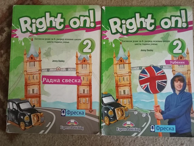 Engleski jezik za 6. razred - Right on! 2 - Freska