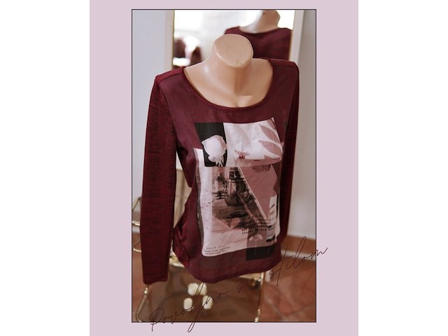 4.5. Bordo majica s printom M