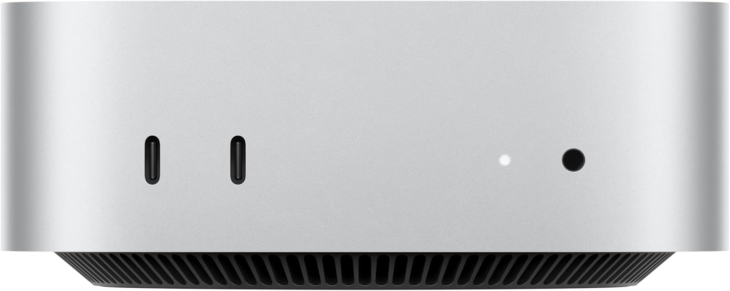 Apple 2024 Mac mini Desktop Computer with M4 Pro chip with 12‑core CPU and 16‑core GPU: Built for Apple Intelligence, 24GB Unified Memory, 512GB SSD Storage, Gigabit Ethernet. Works with iPhone/iPad
