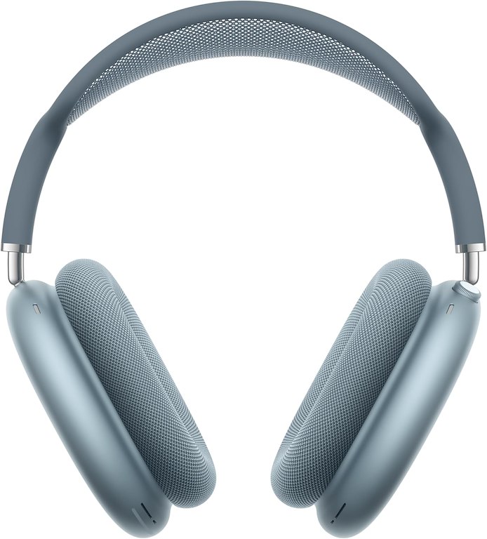 Apple AirPods Max Wireless Over-Ear Headphones, Pro-Level Active Noise Cancellation, Transparency Mode, Personalized Spatial Audio, USB-C Charging, Bluetooth Headphones for iPhone - Blue