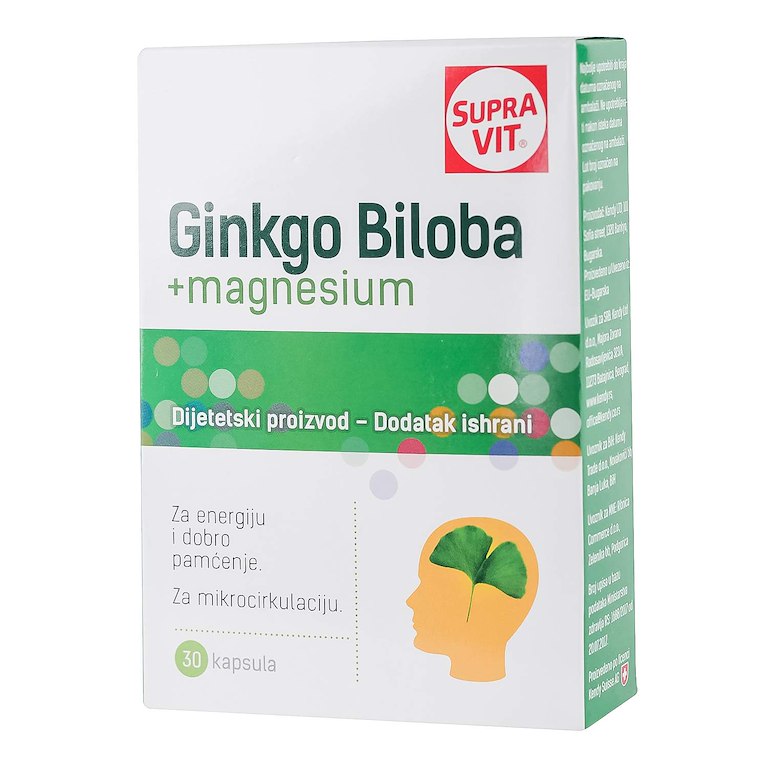 Supra Vit kapsule sa ekstraktom Ginkgo Bilobe + magnezijum 17.10g