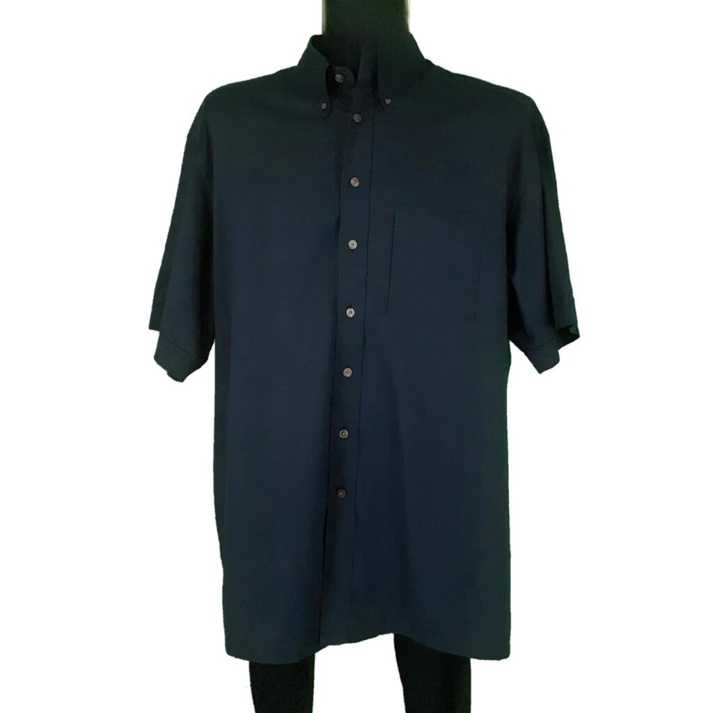 Košulja Na kratke rukave, 2XL (EU 56), Pierre Cardin, bоја - Crna, Pamuk