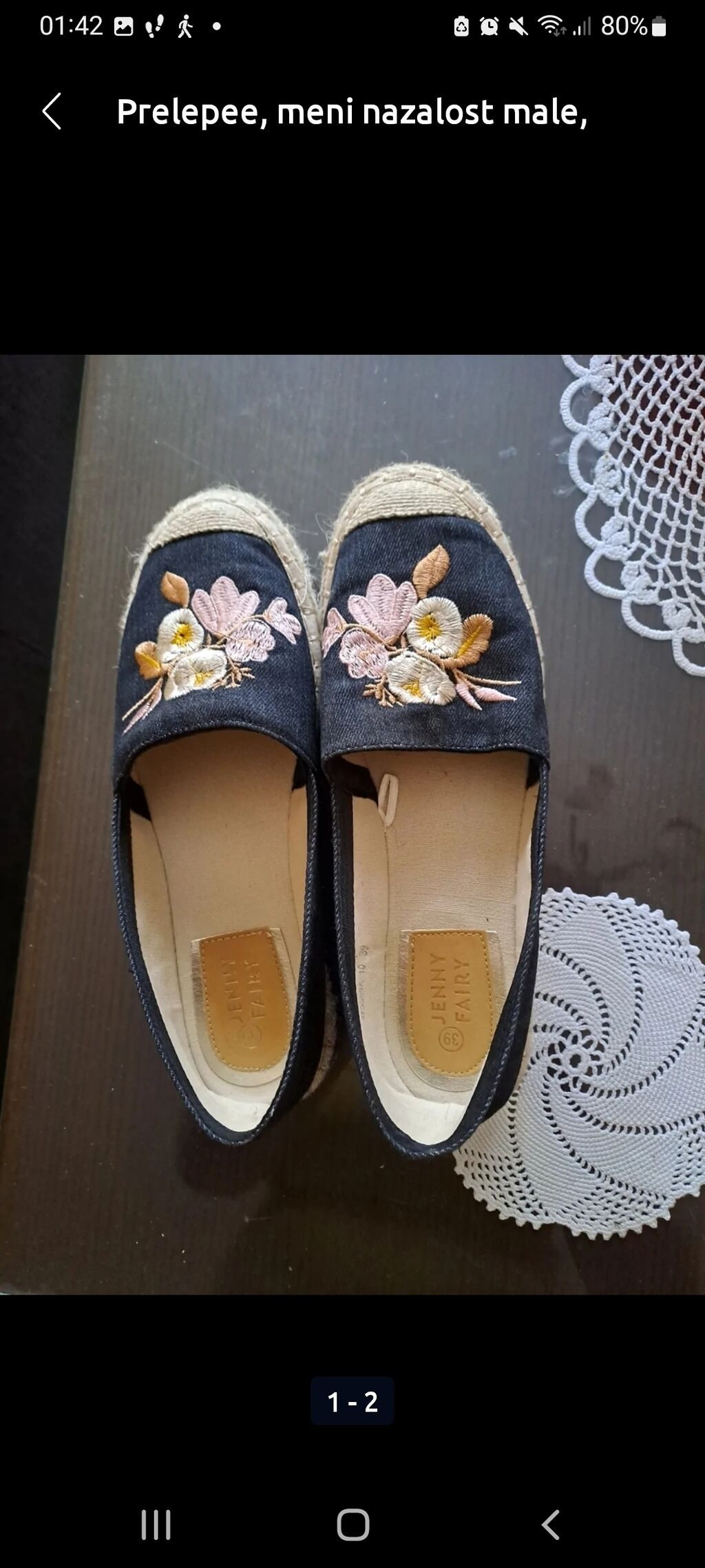 Espadrile, 38