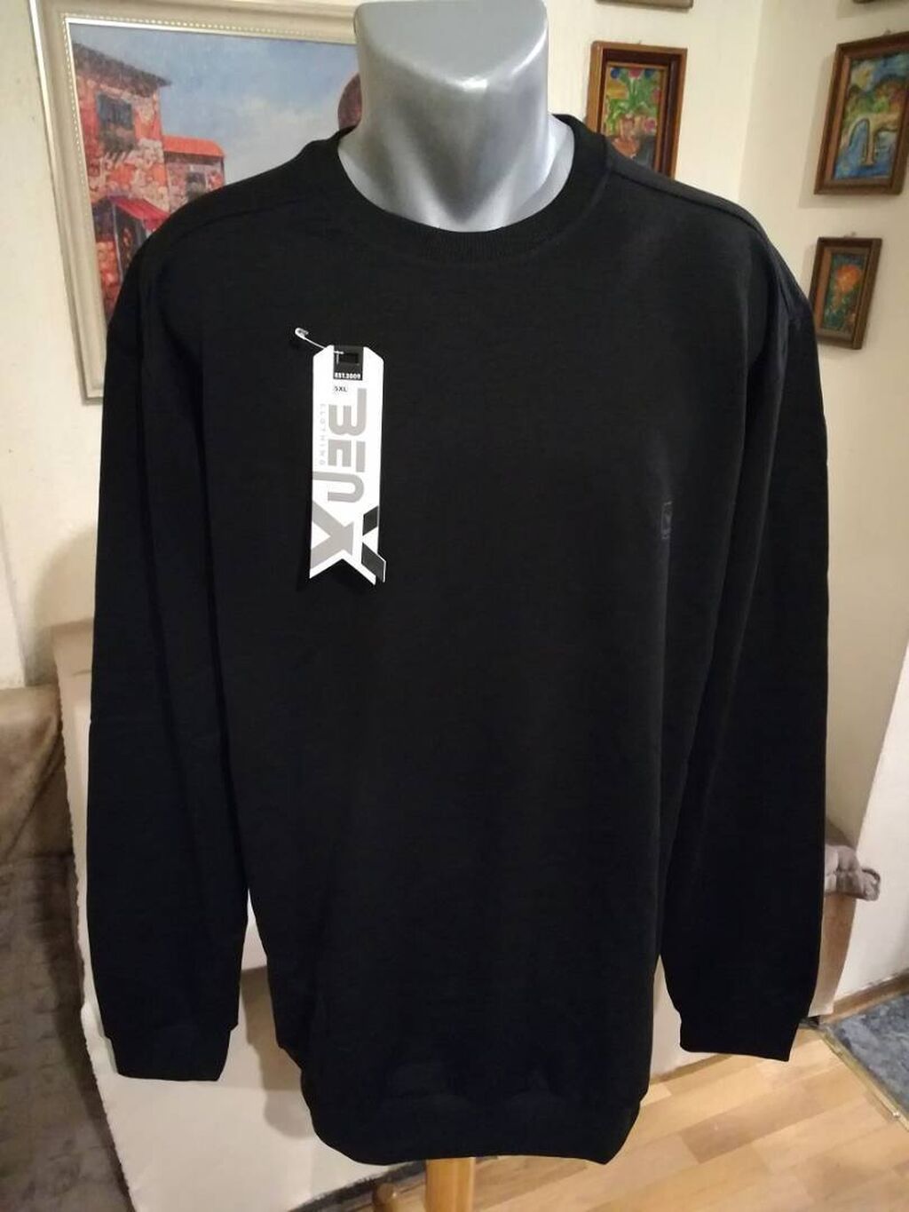 Novi muski pamucni duks Benx u velikim brojevima 3XL 4XL 5XL