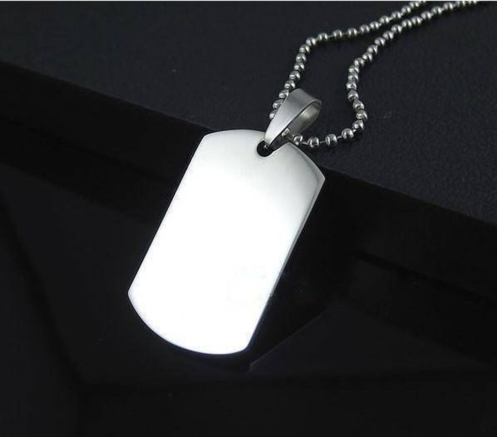 Army - Military ogrlica - DOG TAG - 316L - Nerdjajuci celik. Ogrlica
