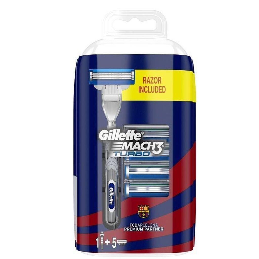Gillette Mach 3 turbo brijač Brijač Mach 3 Turbo Barcelona drška plus