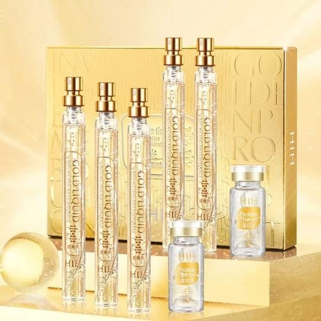 24K Gold Serum za Lice s Aktivnim kolagenom Svilene Niti Cena: 3400