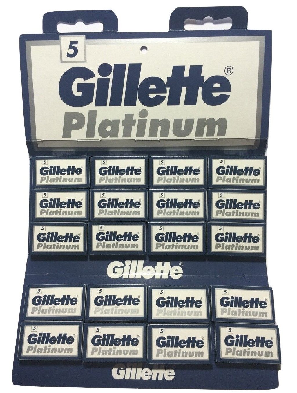 Žileti za brijanje Gillette platinum Ima 20 malih kutijica i u svaku