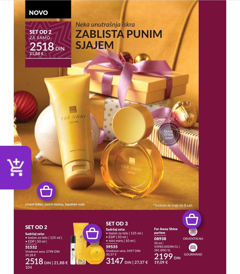 AKCIJA        popusti na sve 15% do kraja meseca!!! avon