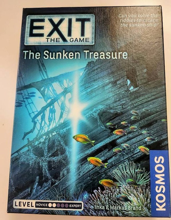 Društvena igra Exit: The Game - The Sunken Treasure vas vodi u