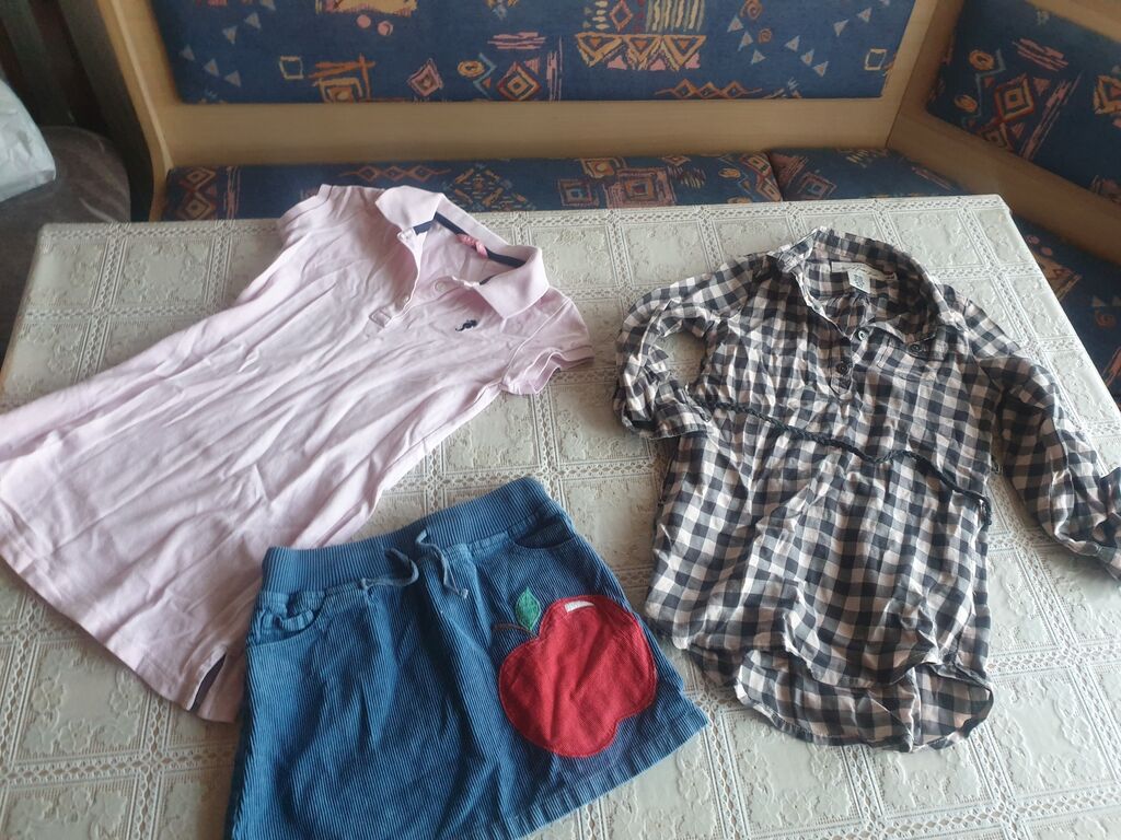 Kosulja haljina i suknjica komad 200 din