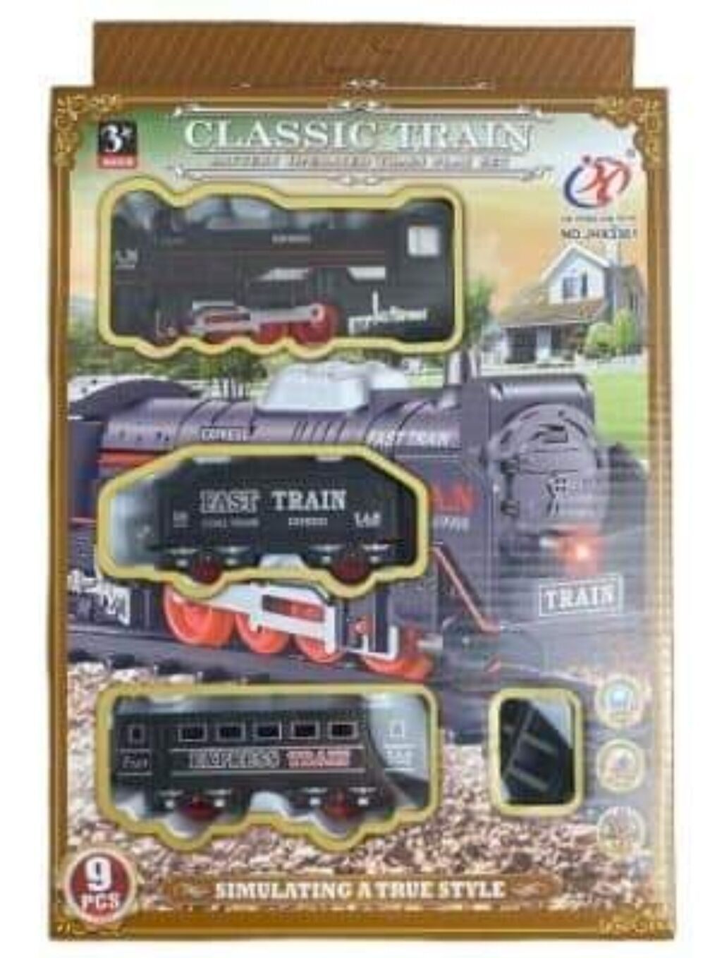 Classic train Set vozova od 44 cm Radi na baterije Uključuje voz, 2