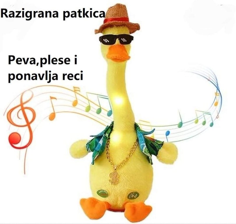 Cena 1750 din Vesela patka Vesela patka može da peva, ponavlja