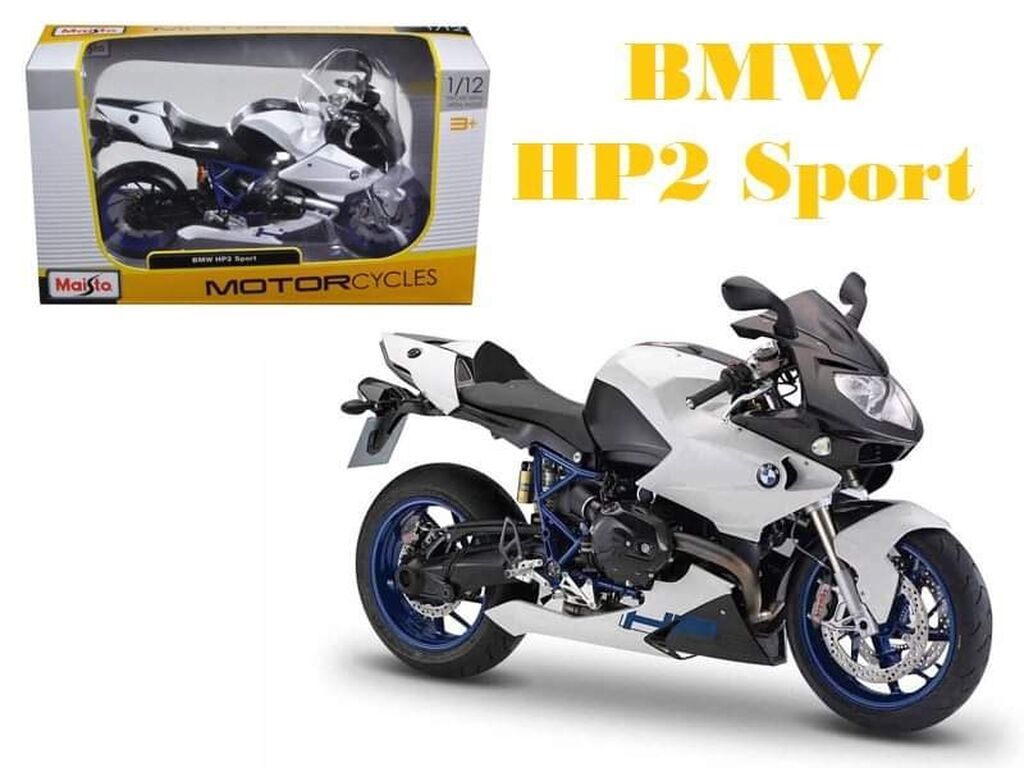 1:12 Scale BMW HP2 Sport vozilo liveni motocikli model bicikla igračka