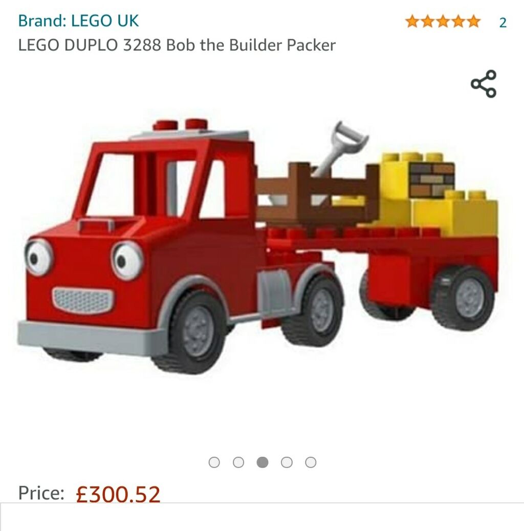 LEGO DUPLO Majstor BOB, Bob the builder packer set 3288, super stanje