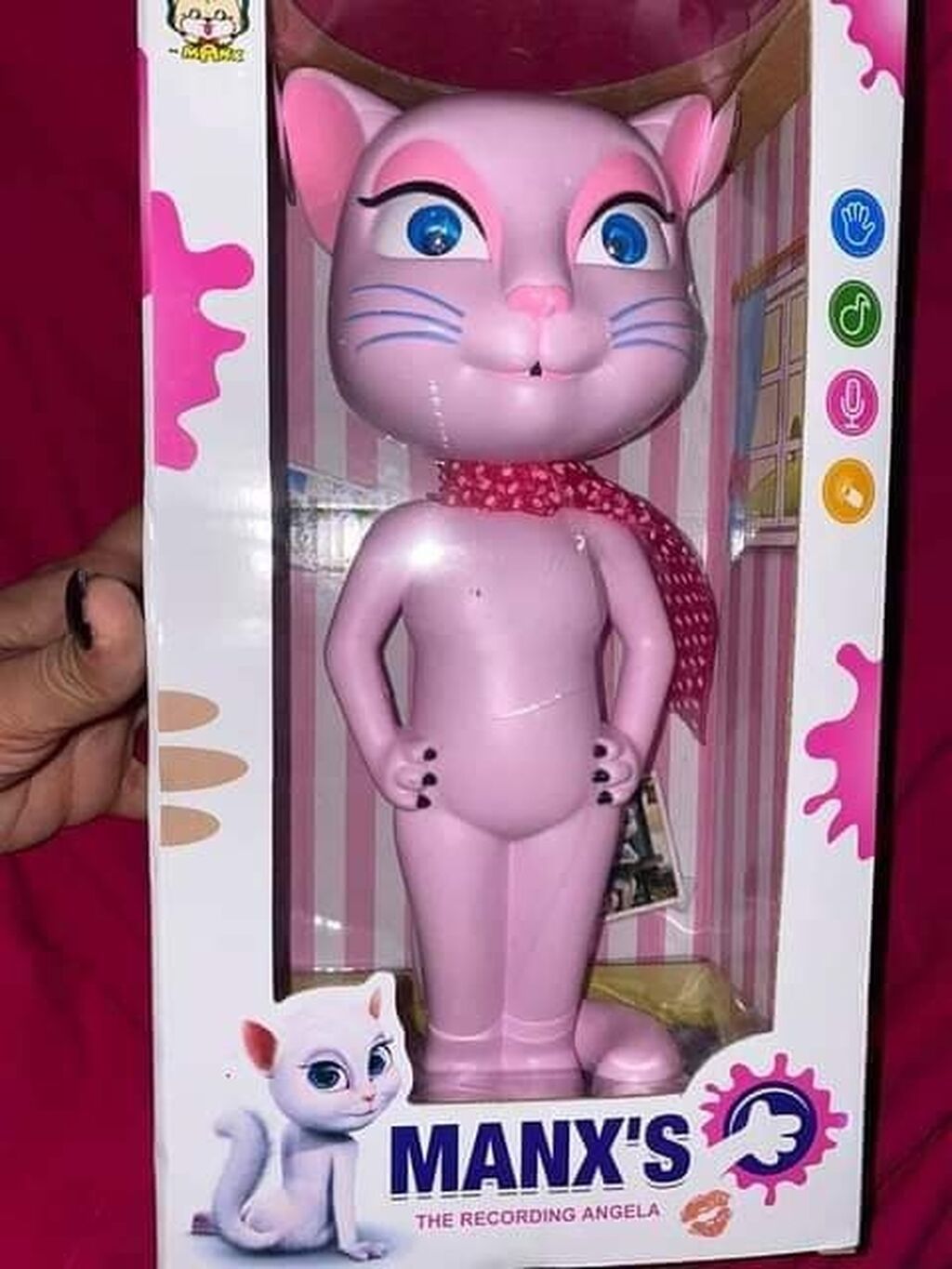 Pričljiva Andjela – Talking Angela pametna mačka koja ponavlja sve što