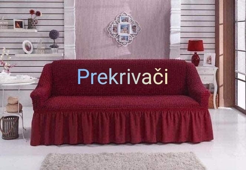 Prekrivač za trosed/kauč sa karnerima Univerzalna veličina Cena 2800