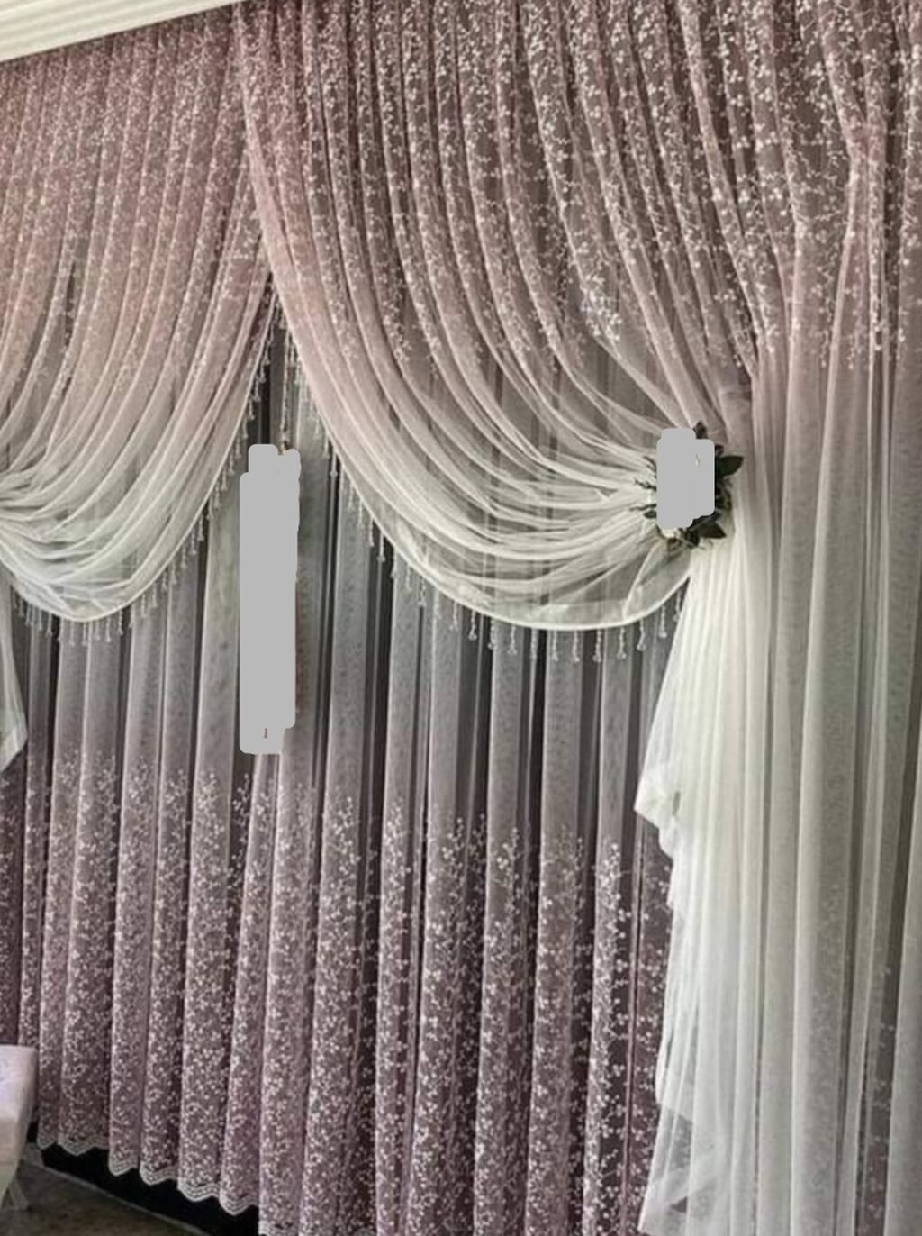 Zavese po meri. Zavese mogu biti i draperije Dužina i širina po meri