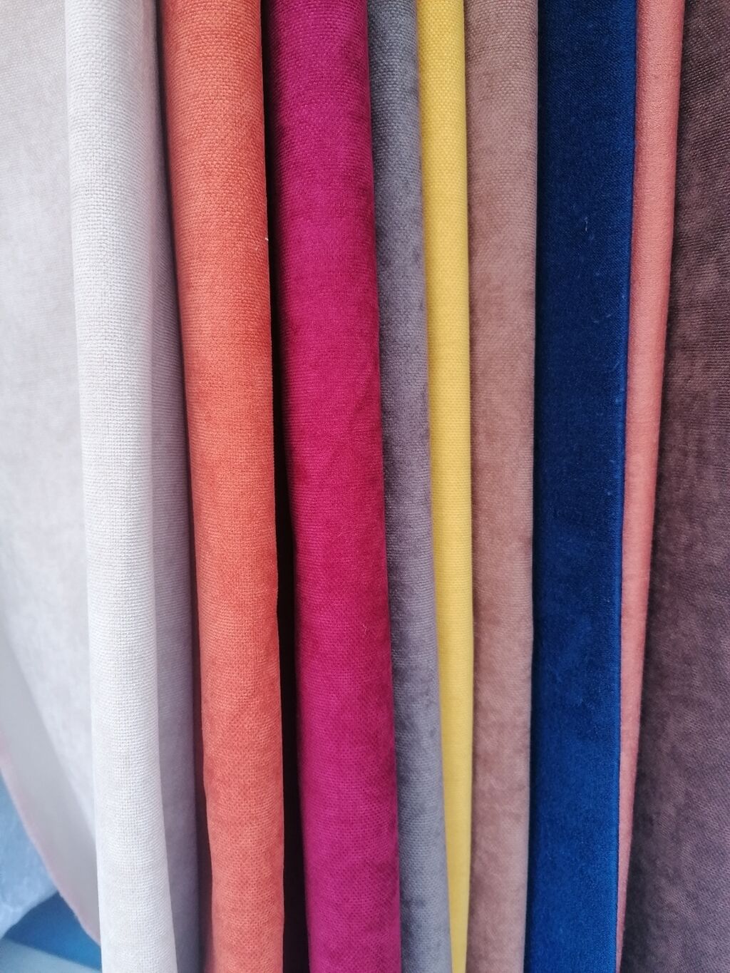 Zavese po meri mat  Dužina i širina po meri.  Ušivena traka ili tunel