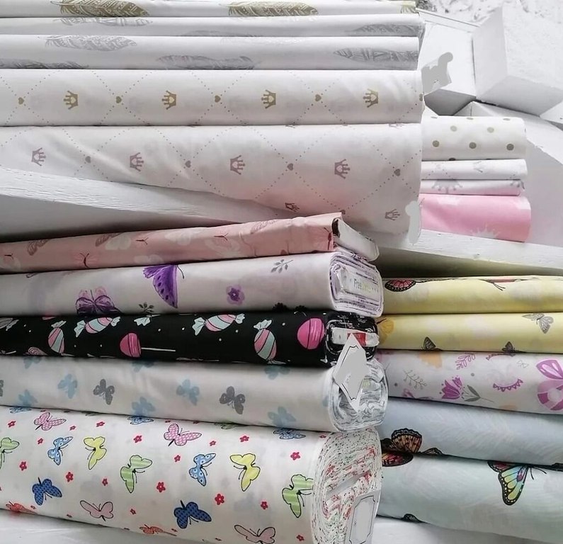Posteljina po meri Dužina širina po meri.890 din metar dužine Turski