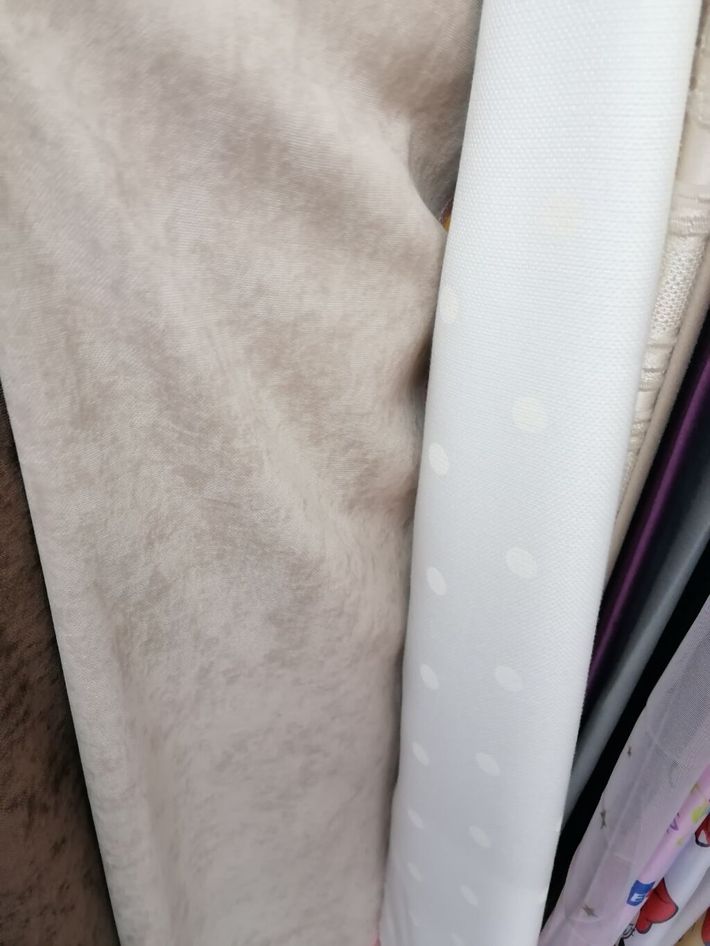Draperije po meri mat Dužina i širina po meri Ušivena traka i ivice