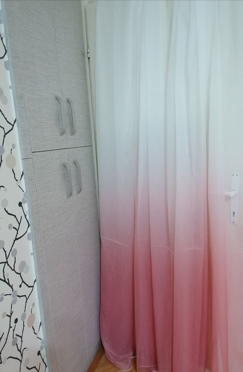 Ombre zavese po meri Dužina i širina po meri, ušivena traka i ivice