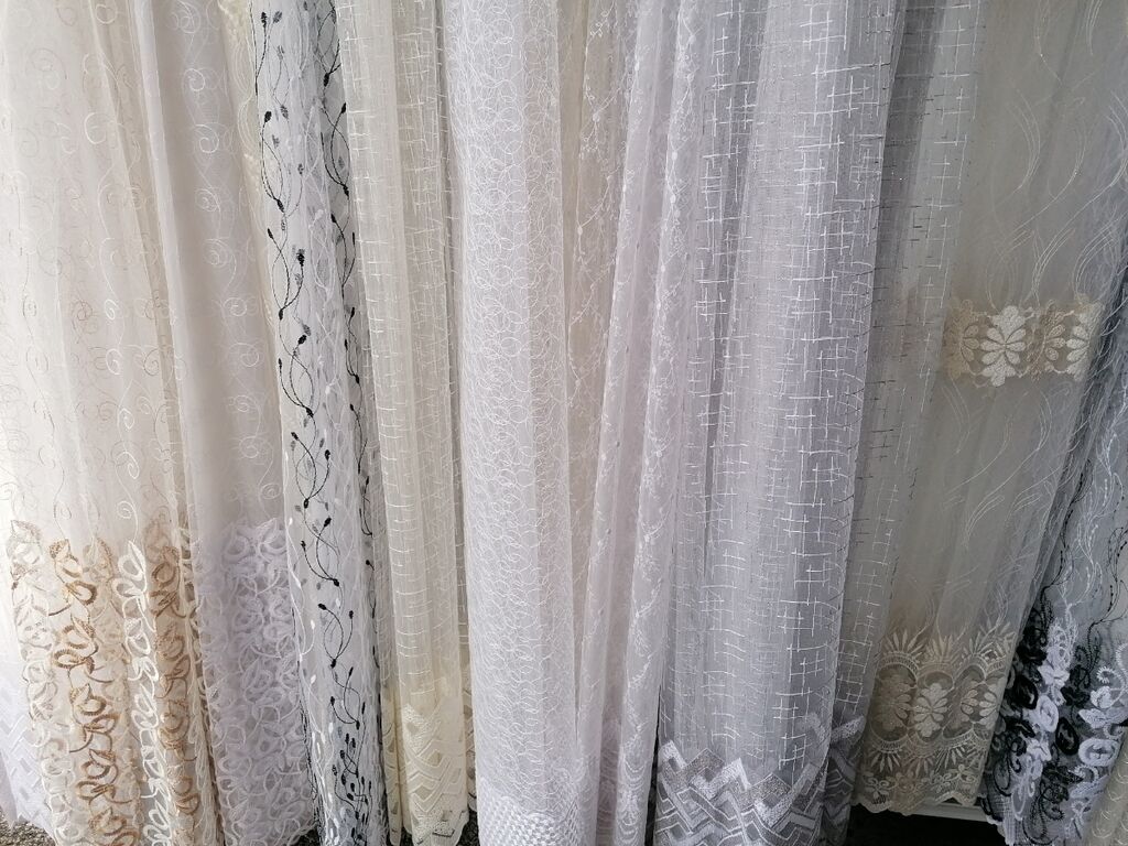 Zavese nove, Dužina i širina po meri Ušivena traka i obrađene ivice